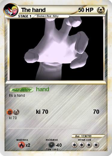 Pokémon The hand 7 7 - hand - My Pokemon Card