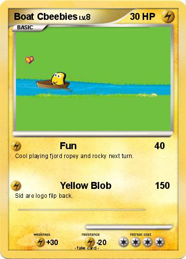 Pokémon Boat Cbeebies - Fun - My Pokemon Card