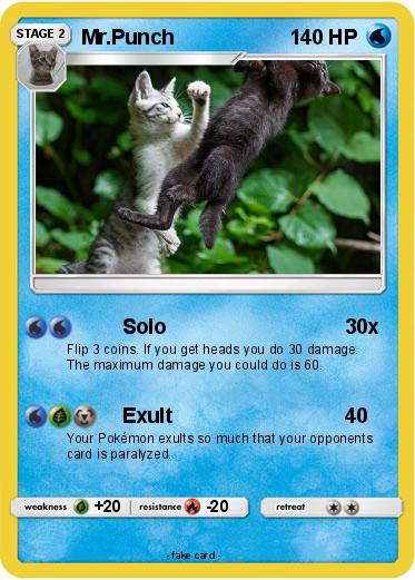 Pokémon Mr Punch 1 1 - Solo - My Pokemon Card