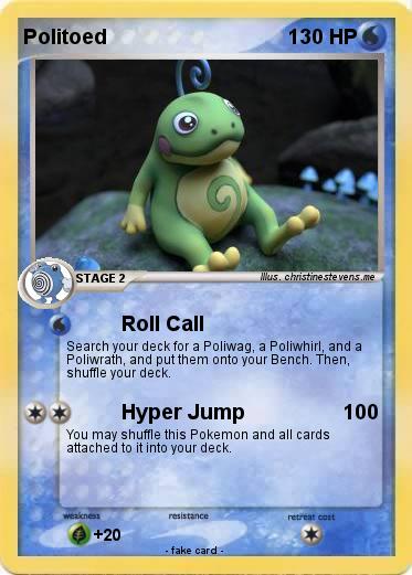 Pokémon Politoed 73 73 - Roll Call - My Pokemon Card