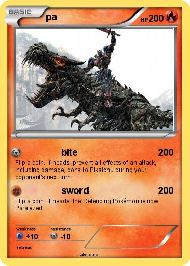 Pokémon 1 85258 85258 - bite - My Pokemon Card