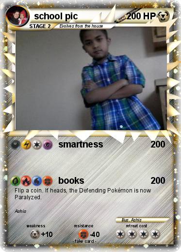 Pokémon school pic - smartness - My Pokemon Card