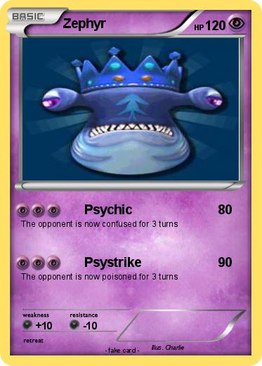 Pokémon Zephyr 14 14 - Psychic - My Pokemon Card