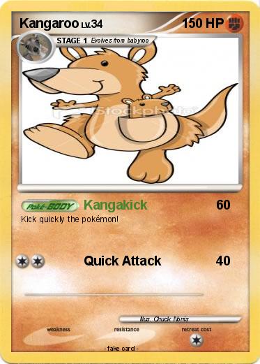 Pokémon Kangaroo 7 7 - Kangakick - My Pokemon Card