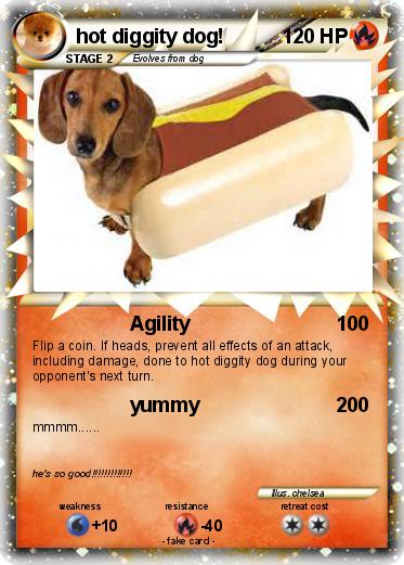 Pokémon hot diggity dog 5 5 - Agility - My Pokemon Card