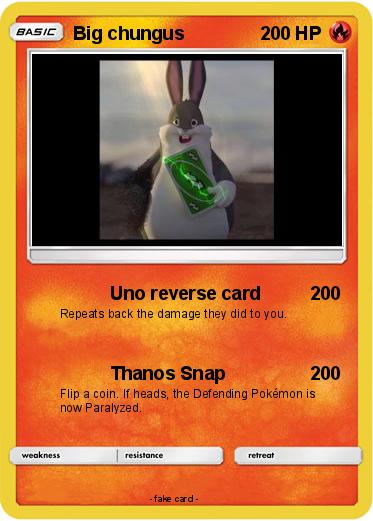 Pokémon Big chungus 948 948 - Uno reverse card - My Pokemon Card