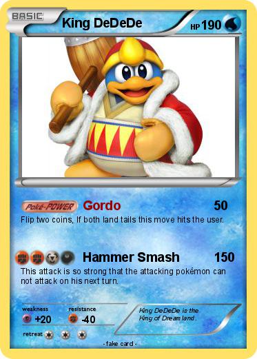 Pokémon King DeDeDe 231 231 - Gordo - My Pokemon Card