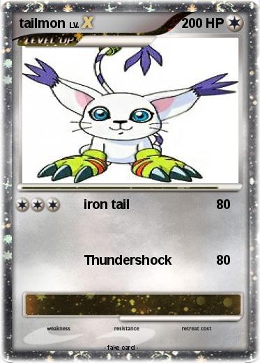 Pokémon tailmon 1 1 - iron tail - My Pokemon Card