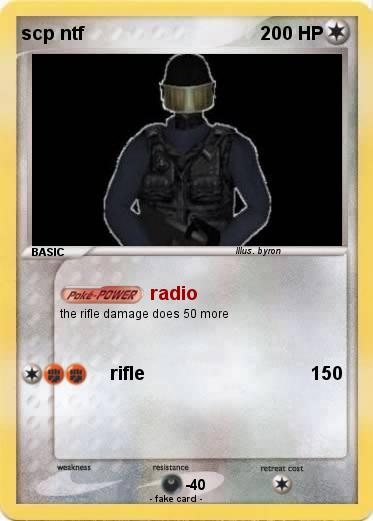 Pokémon scp ntf - radio - My Pokemon Card