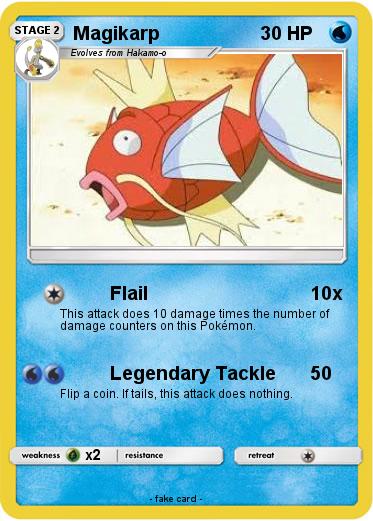 Pokémon Magikarp 1759 1759 - Flail - My Pokemon Card