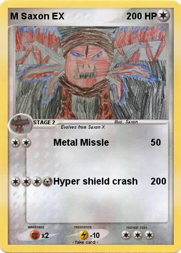 Pokémon M Saxon EX - Metal Missle - My Pokemon Card