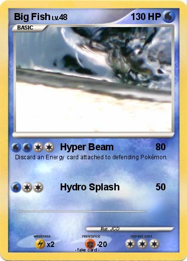 Pokémon Big Fish 9 9 - Hyper Beam - My Pokemon Card