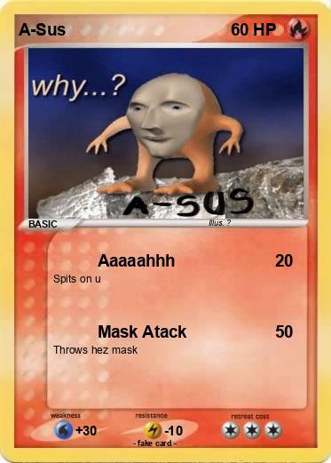 Pokémon A Sus - Aaaaahhh - My Pokemon Card