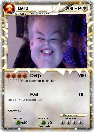 Pokémon Derp 370 370 - Derp - My Pokemon Card