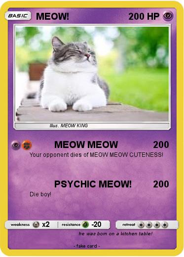 Pokémon MEOW 279 279 - MEOW MEOW - My Pokemon Card