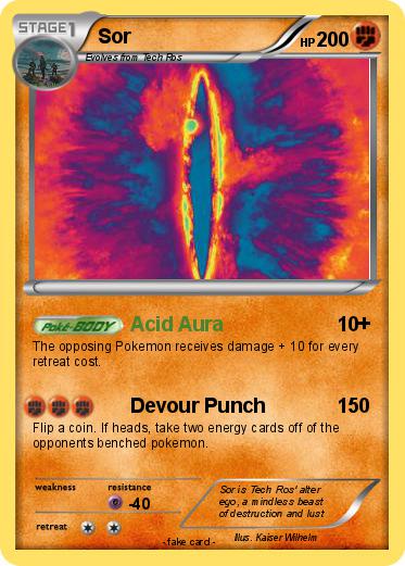 Pokémon Sor - Acid Aura - My Pokemon Card