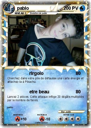 Pokémon pablo 58 58 - rirgolo - Ma carte Pokémon