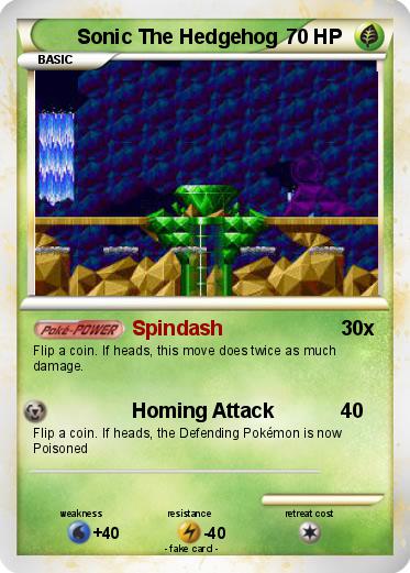 Pokémon Sonic The Hedgehog 892 892 - Spindash - My Pokemon Card