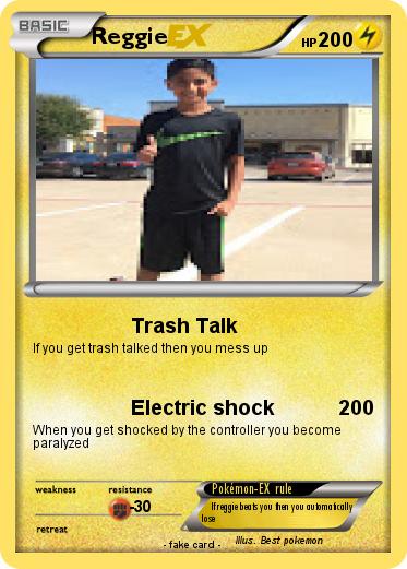 Pokémon Reggie 115 115 - Trash Talk - My Pokemon Card