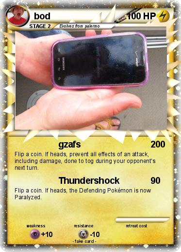 Pokémon bod - gzafs - My Pokemon Card