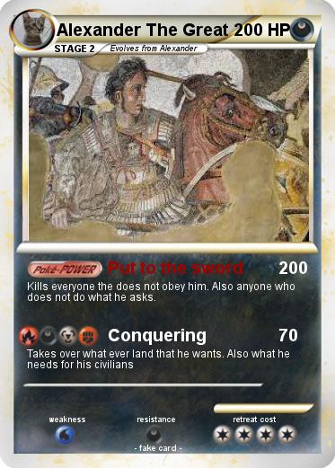 Pokémon Alexander The Great 39 39 - Put to the sword - My Pokemon Card