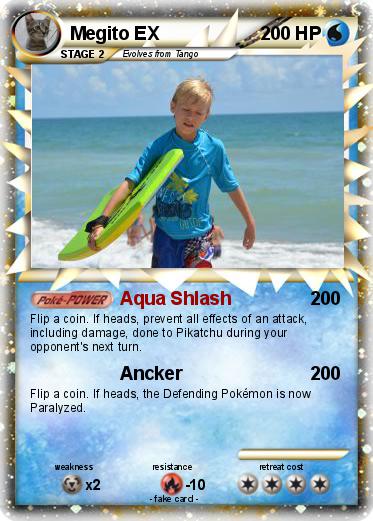 Pokémon Megito EX - Aqua Shlash - My Pokemon Card