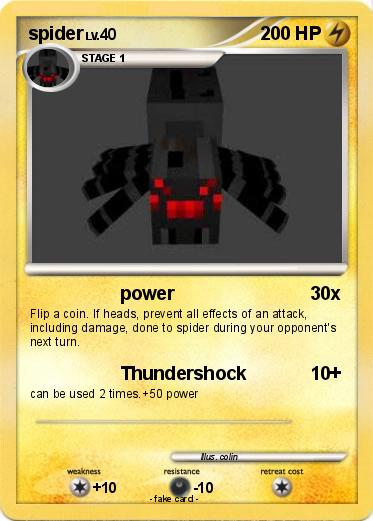 Pokémon spider 1097 1097 - power - My Pokemon Card
