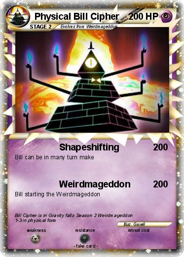 Pokémon Physical Bill Cipher 4 4 - Shapeshifting - My Pokemon Card