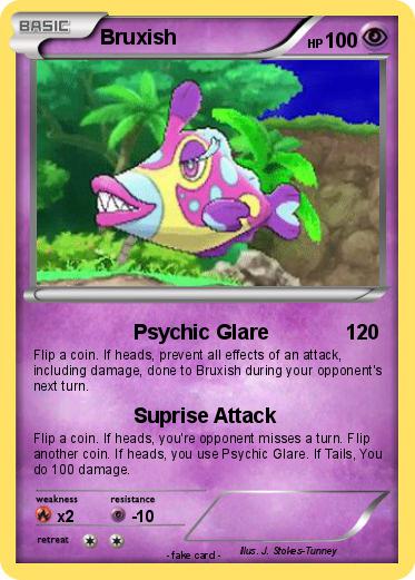 Pokémon Bruxish - Psychic Glare - My Pokemon Card