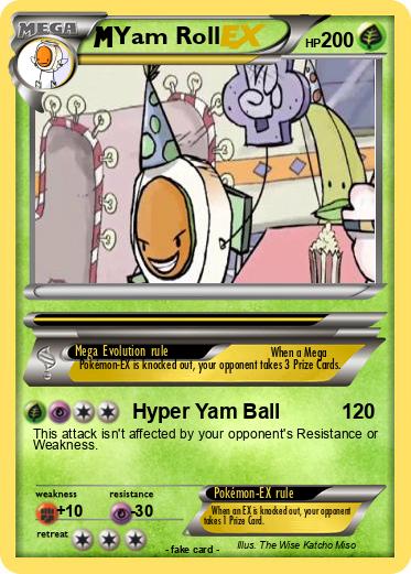 Pokémon Yam Roll 1 1 - Hyper Yam Ball - My Pokemon Card