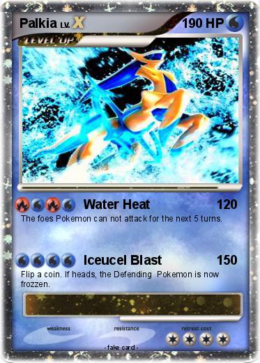 Pokémon Palkia 3438 3438 - Water Heat - My Pokemon Card