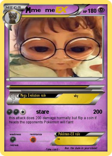Pokémon me me 20 20 - stare - My Pokemon Card