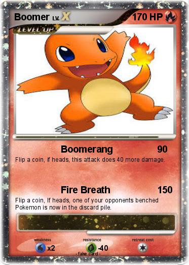 Pokémon Boomer 276 276 - Boomerang - My Pokemon Card