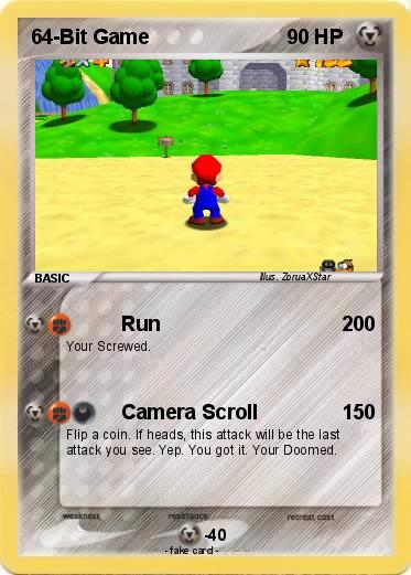 Pokémon 64 Bit Game - Run - My Pokemon Card