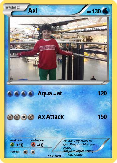 Pokémon Axl 32 32 - Aqua Jet - My Pokemon Card