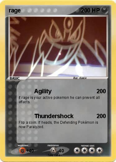 Pokémon rage 408 408 - Agility - My Pokemon Card