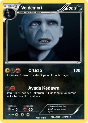 Pokémon Voldemort 495 495 - Crucio - My Pokemon Card