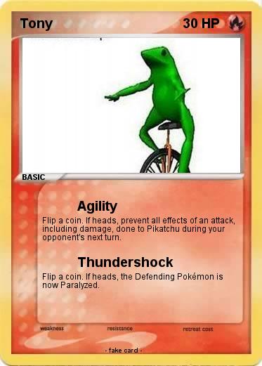 Pokémon Tony 947 947 - Agility - My Pokemon Card