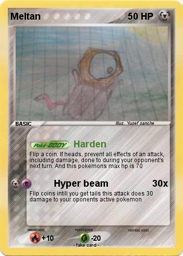 Pokémon Meltan 80 80 - Harden - My Pokemon Card