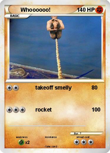 Pokémon Whoooooo - takeoff smelly - My Pokemon Card