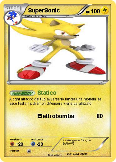 Pokémon SuperSonic 155 155 - Statico - My Pokemon Card