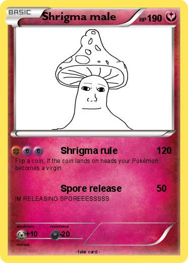 Pokémon Shrigma male - Shrigma rule - My Pokemon Card