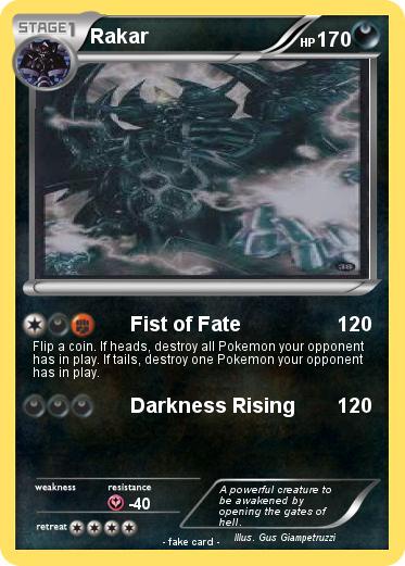 Pokémon Rakar 3 3 - Fist of Fate - My Pokemon Card