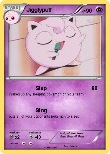 Pokémon Jigglypuff 330 330 - Slap - My Pokemon Card