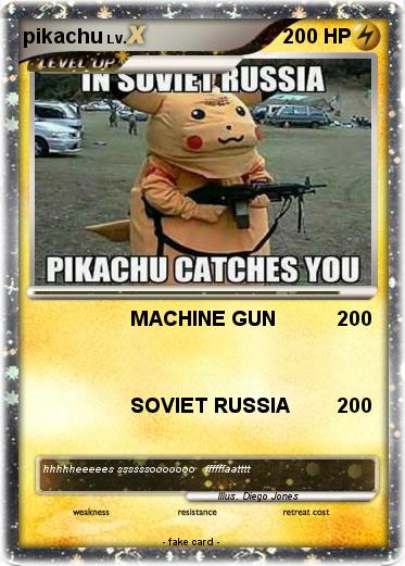 Pokémon pikachu 19412 19412 - MACHINE GUN - My Pokemon Card