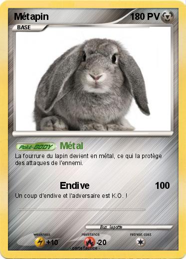 Pokémon Metapin - Métal - Ma carte Pokémon