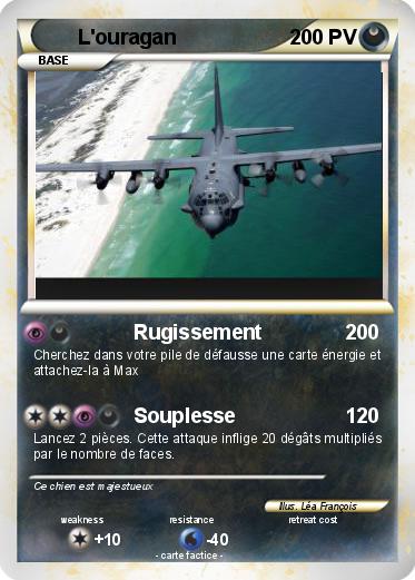 Pokémon L ouragan - Rugissement - Ma carte Pokémon