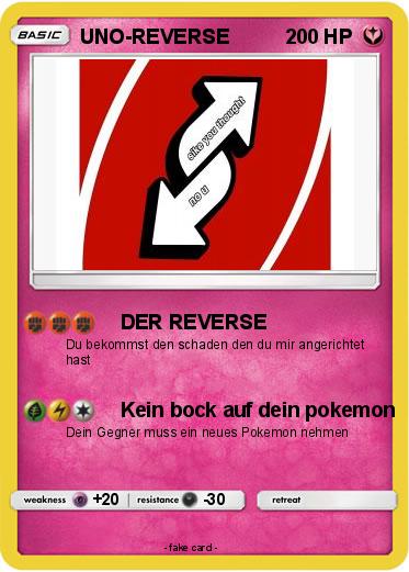 Pokémon UNO REVERSE 58 58 - DER REVERSE - My Pokemon Card