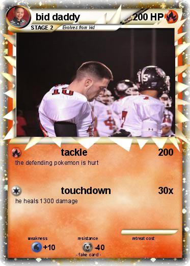 Pokémon bid daddy - tackle - My Pokemon Card