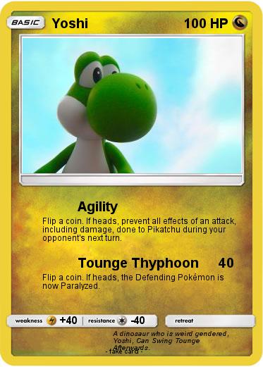 Pokémon Yoshi 4017 4017 - Agility - My Pokemon Card